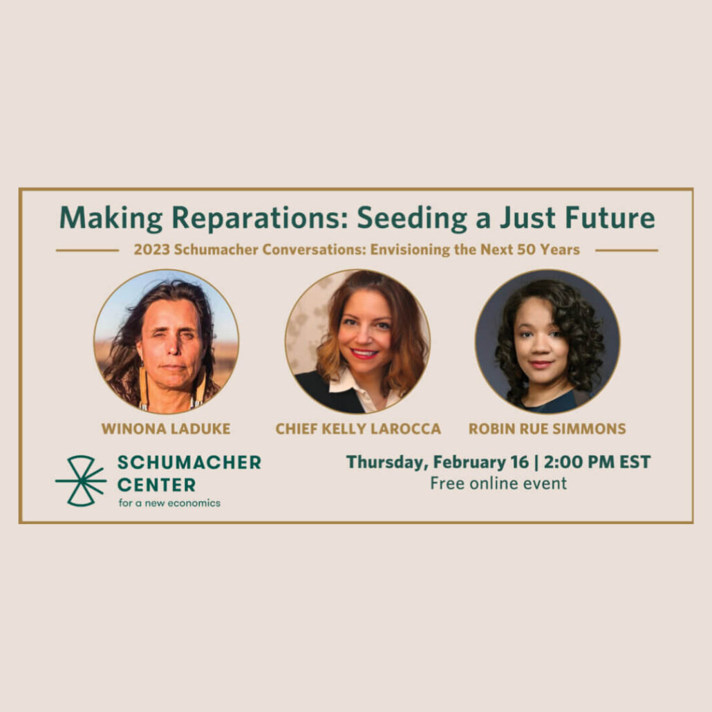 Making Reparations: Seeding a Just Future : Wellbeing Economy Alliance