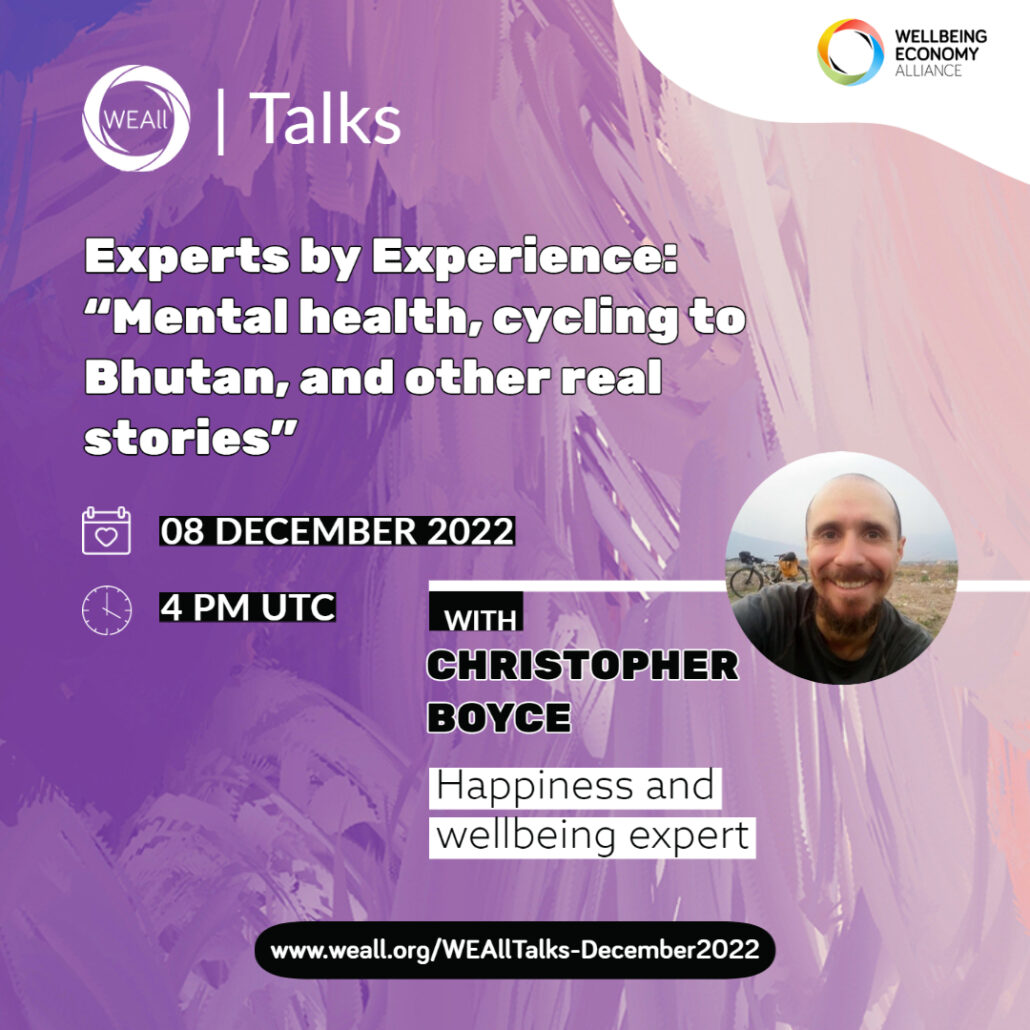 December WEAll Talk – Christopher Boyce- ‘Experts by Experience ...