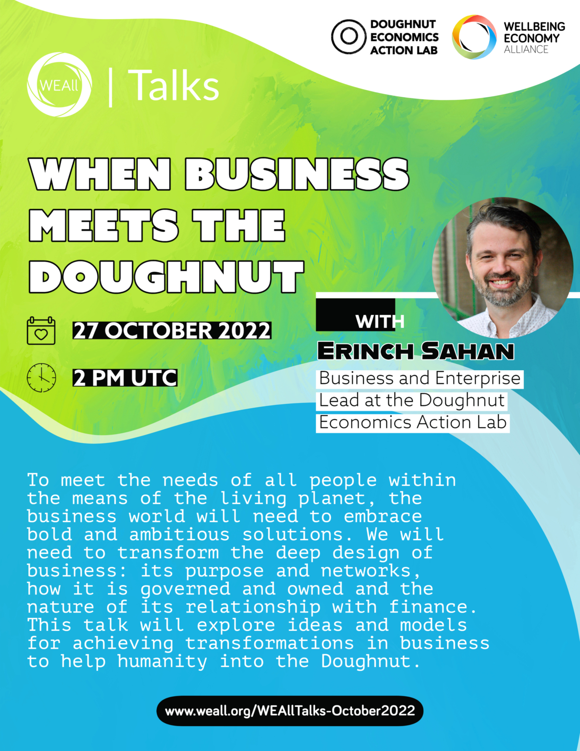 WEAll Talk: When business meets the Doughnut : Wellbeing Economy Alliance